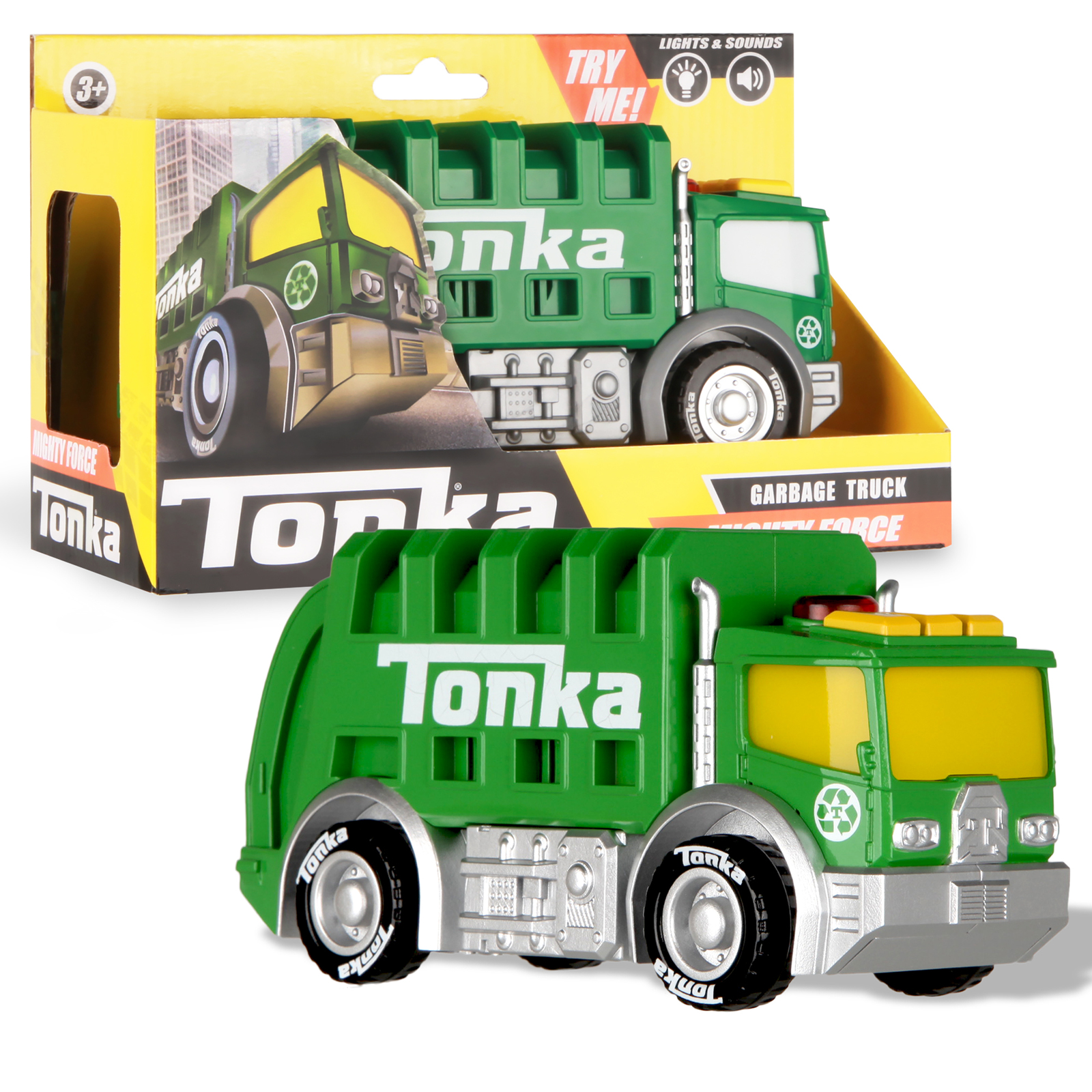 Buy Tonka: Mighty Machines - Garbage Truck at Mighty Ape NZ