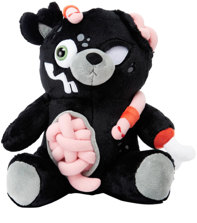 Killstar: Undead Teddy: Dead As Night Plush Toy | at Mighty Ape NZ