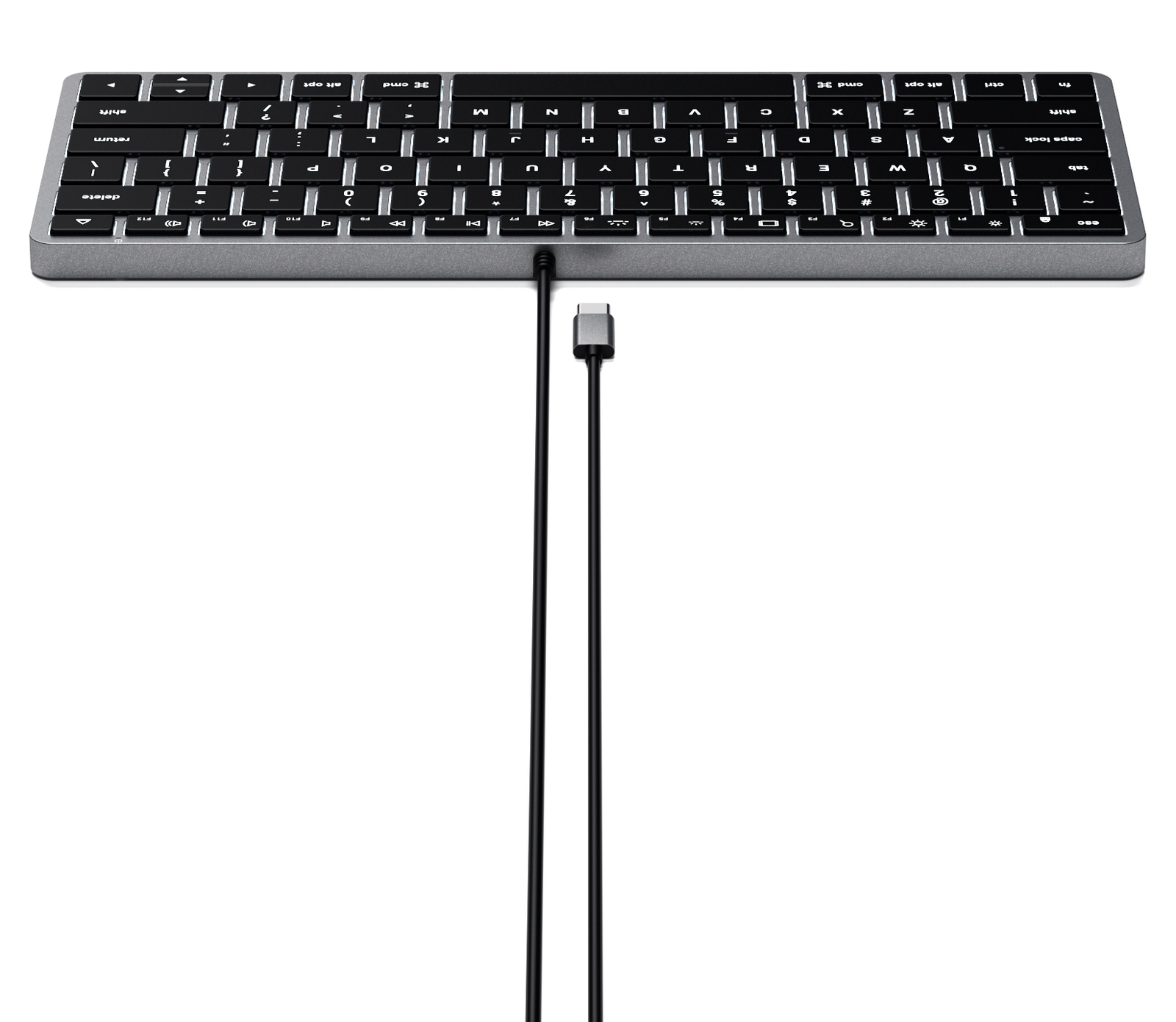 Satechi Slim W1 Wired Backlit Keyboard | at Mighty Ape NZ