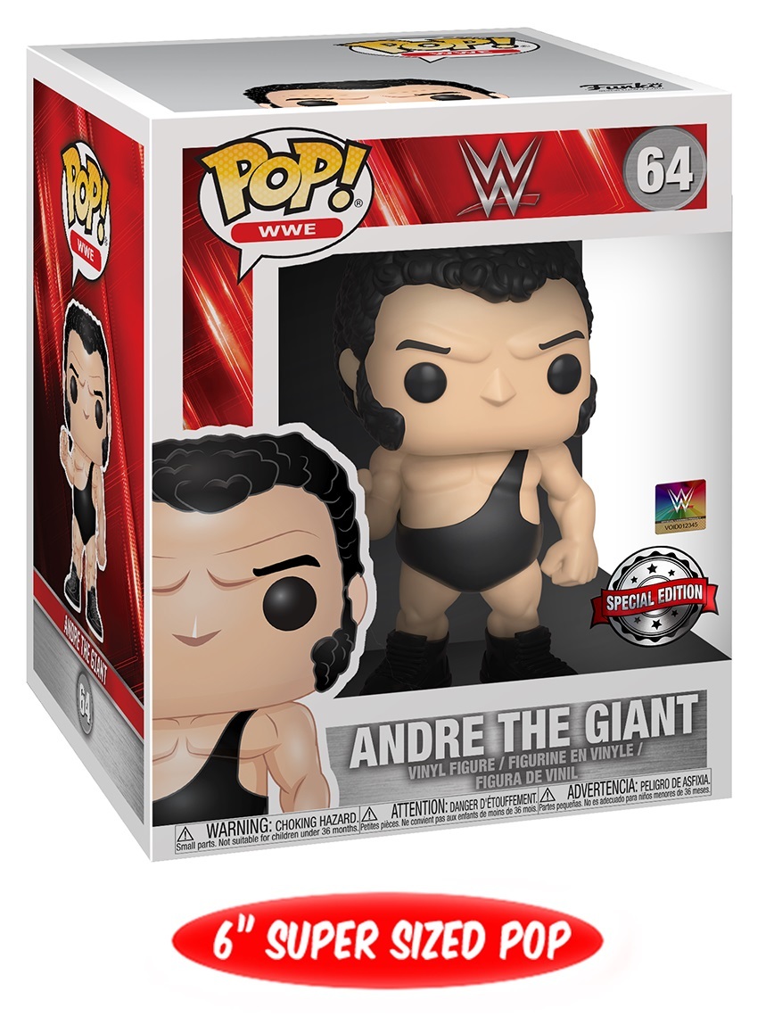 Andre the Giant - 6" Pop! Vinyl Figure | at Mighty Ape NZ