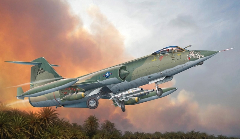 1/32 F-104 A/C Starfighter - Model Kit | at Mighty Ape NZ