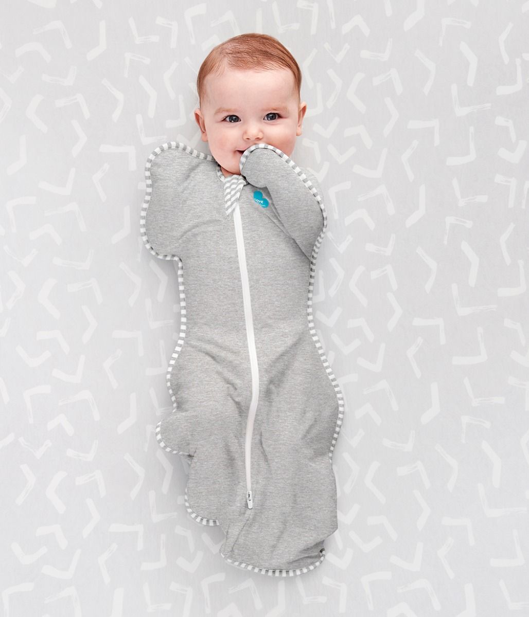 Buy Love to Dream: Swaddle Up Bamboo - Marl Grey (Large) at Mighty Ape NZ