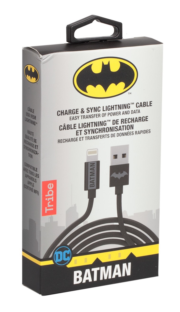 DC Comics: MFI Lightning Cable - Batman | at Mighty Ape NZ