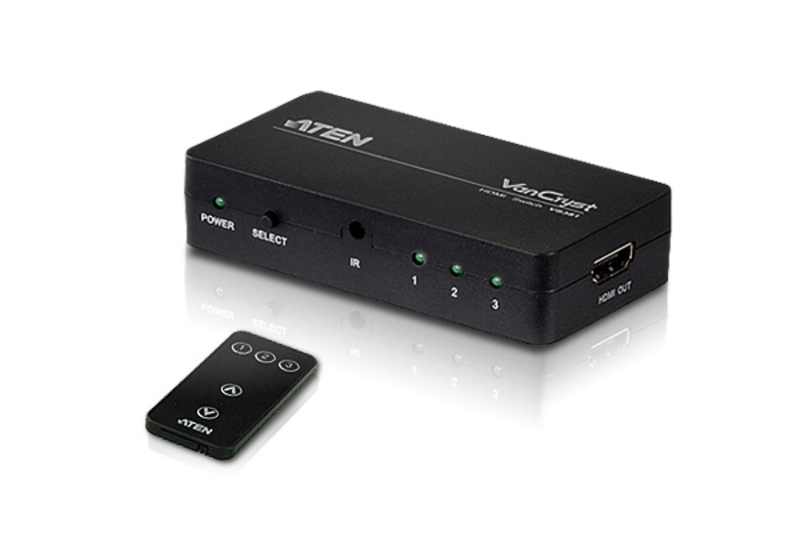 Aten: 3 Port Full HD HDMI Switch | at Mighty Ape NZ