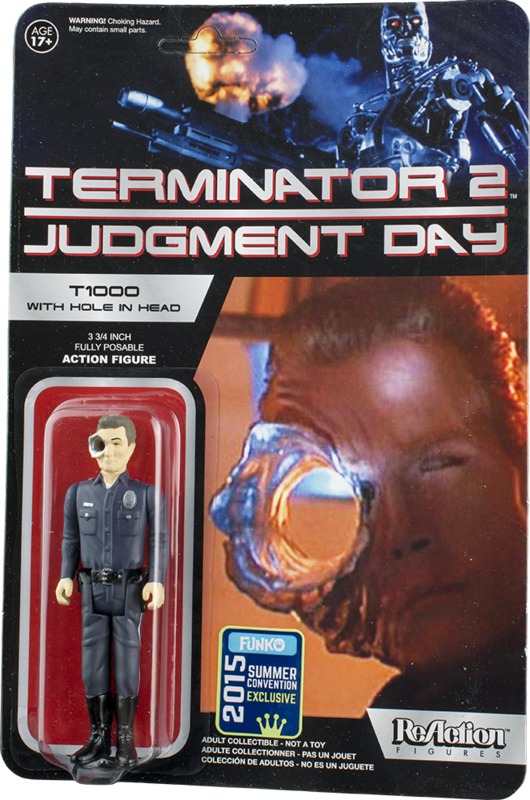 Terminator 2: T-1000 with Hole in Head ReAction Figure | at Mighty Ape NZ