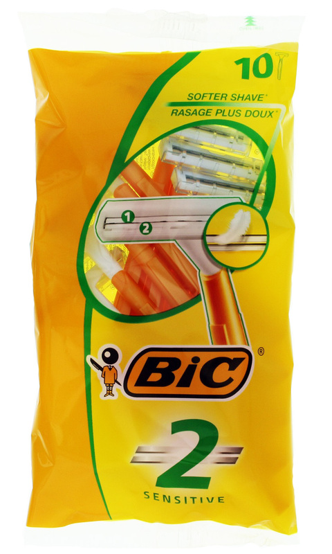 Buy Bic 2 Sensitive Razors (10 pack) at Mighty Ape NZ