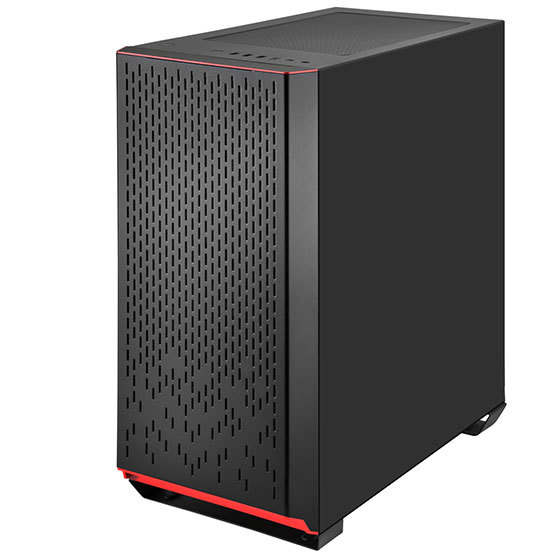 SilverStone Primera ATX - Black/Red Tower Case | at Mighty Ape NZ