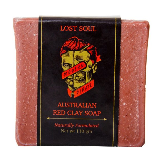 Buy Modern Pirate: Lost Soul Australian Red Clay Soap (100g) at Mighty ...