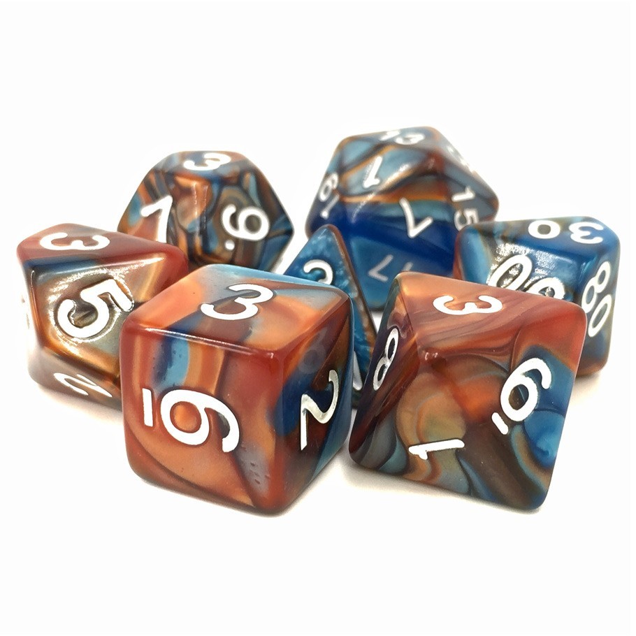 Scrying Stone Fusion Polyhedral Dice Set | at Mighty Ape NZ