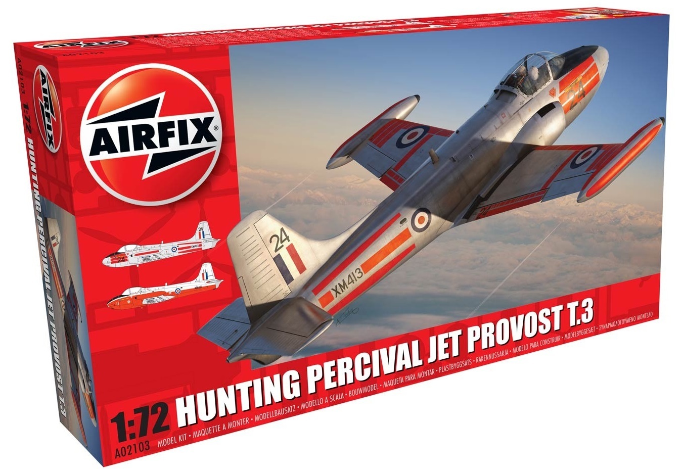 1:72 Hunting Percival Jet (Provost T.3/T.3a) - Model Kit | at Mighty Ape NZ