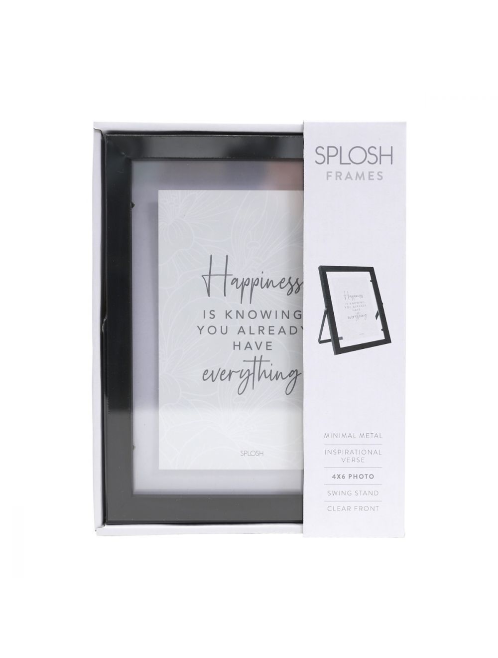 Splosh: Minimal Black Frame | at Mighty Ape NZ