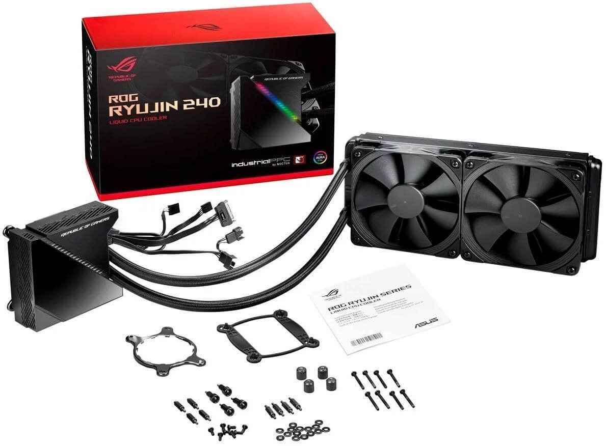 240mm ASUS ROG Ryujin 240 LED AIO CPU Cooler | at Mighty Ape NZ