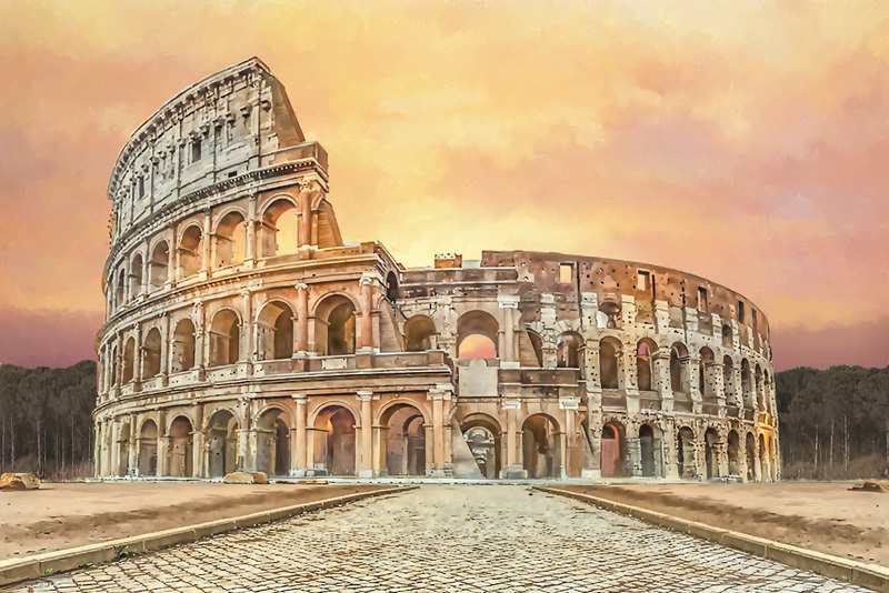 1/500 THE Colosseum: World Architecture - Model Kit | at Mighty Ape NZ