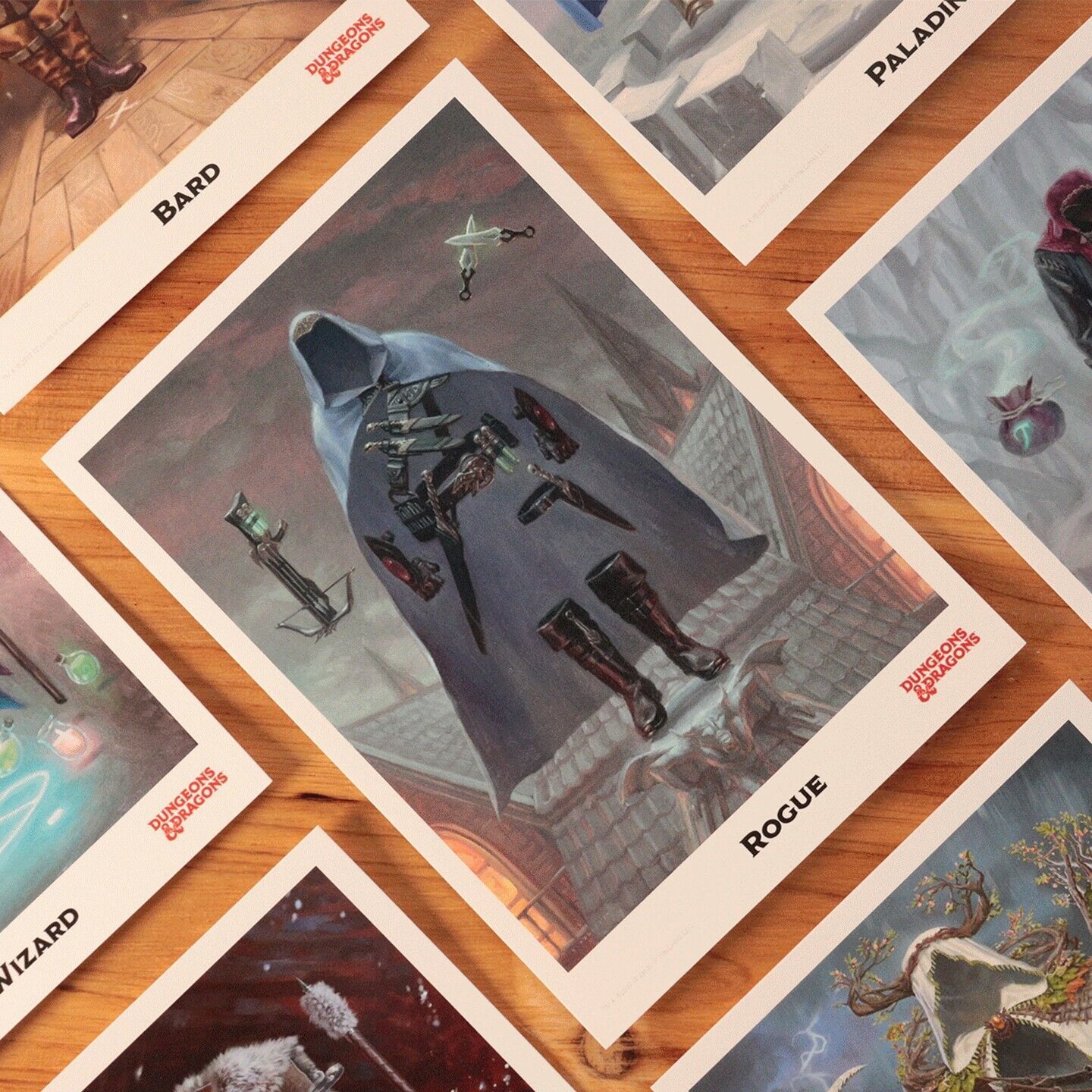 Dungeons & Dragons: Class Cards and D20 Flip Coin Images at Mighty Ape NZ