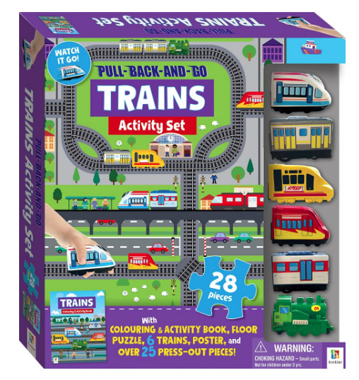 Buy Pull-Back-and-Go Kit: Trains at Mighty Ape NZ