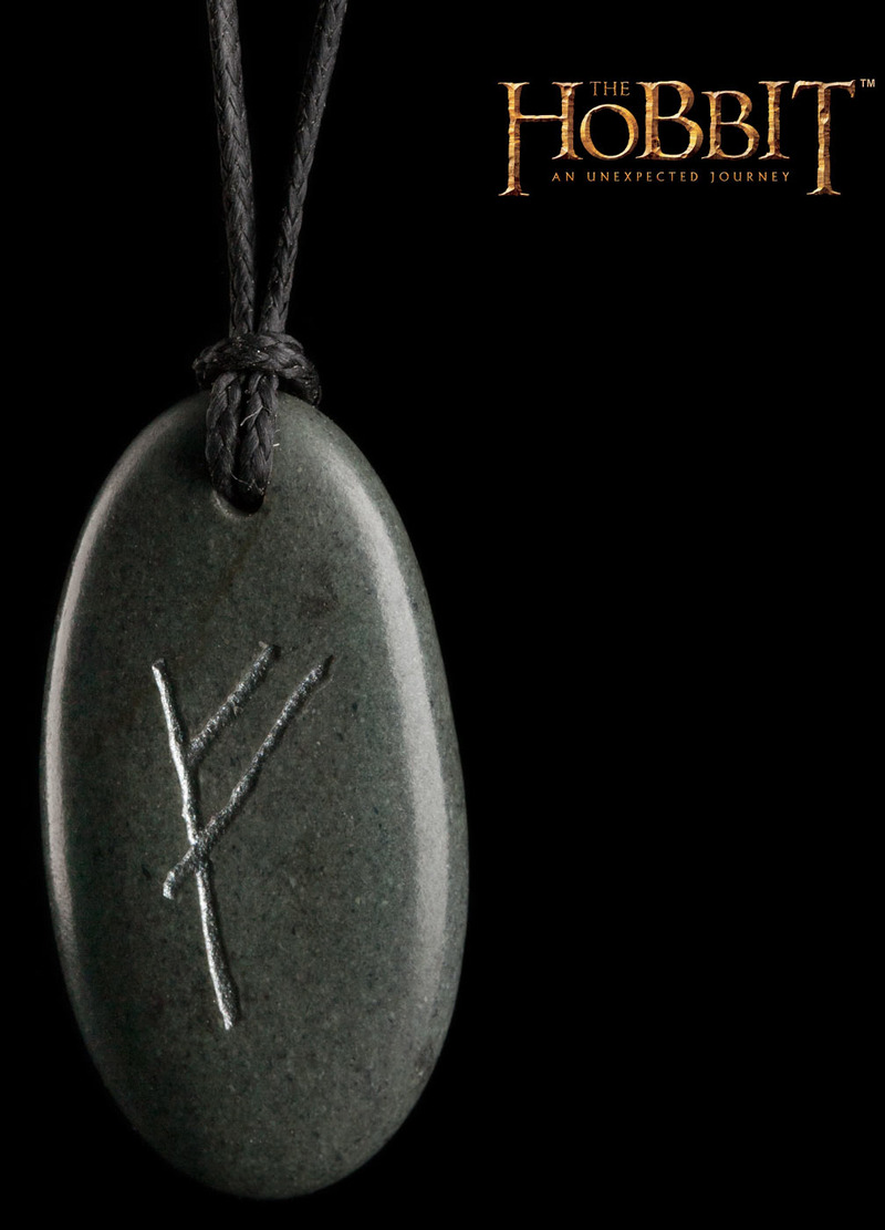 The Hobbit An Unexpected Journey Stone Pendant - Mark of Gandalf | at ...