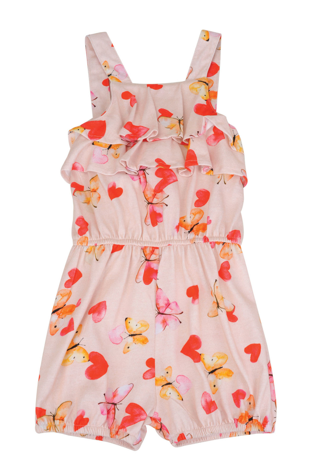 Girls Heart Print Romper 4 Years Girls At Mighty Ape Nz