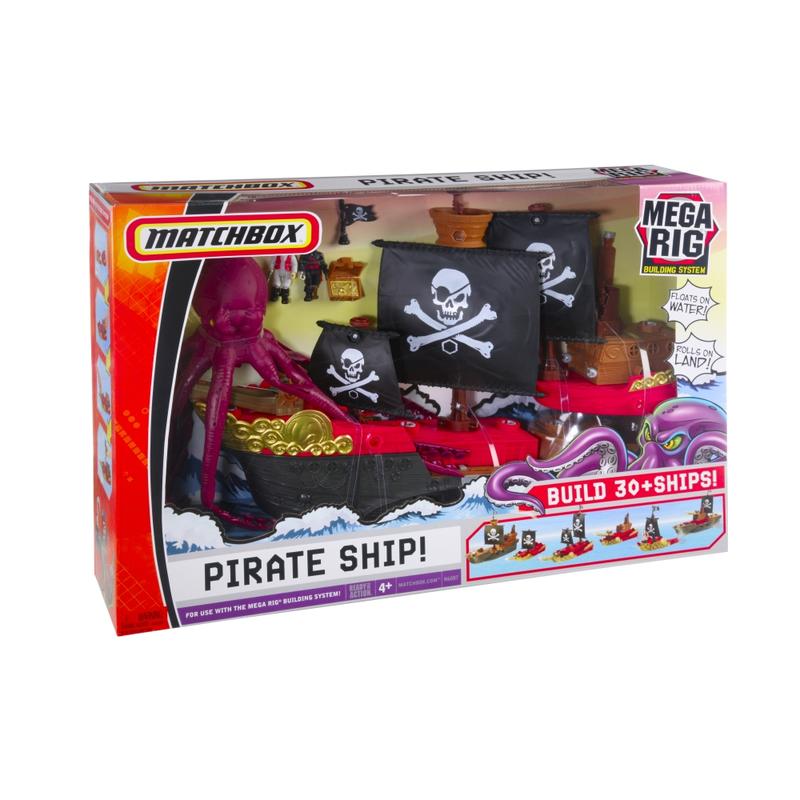 Buy Matchbox Mega Rig Pirate Ship at Mighty Ape NZ
