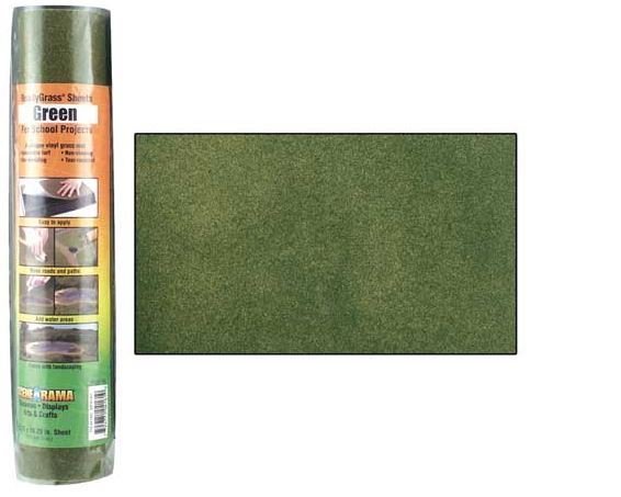 Woodland Scenics Green Ready Grass Sheet | at Mighty Ape NZ
