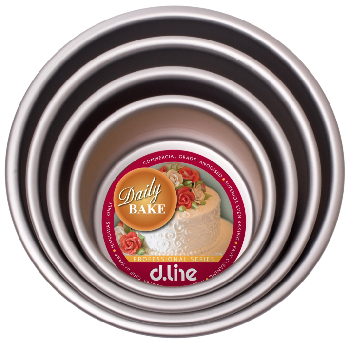 Anodised Deep Round Cake Pan (12.5cm x 7.5cm) | at Mighty Ape NZ