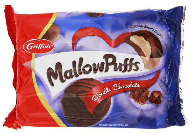 MallowPuffs Double Chocolate - Dated (200g) | at Mighty Ape NZ