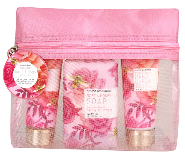 Buy Arome Ambiance Bath & Body Essentials - Rose & Honey at Mighty Ape NZ