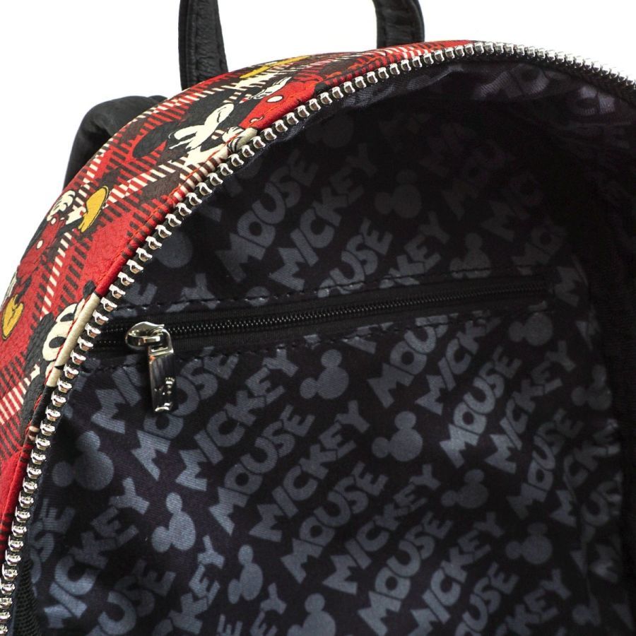 Loungefly: Mickey Mouse - Mickey Tartan Print Mini Backpack | Women's ...