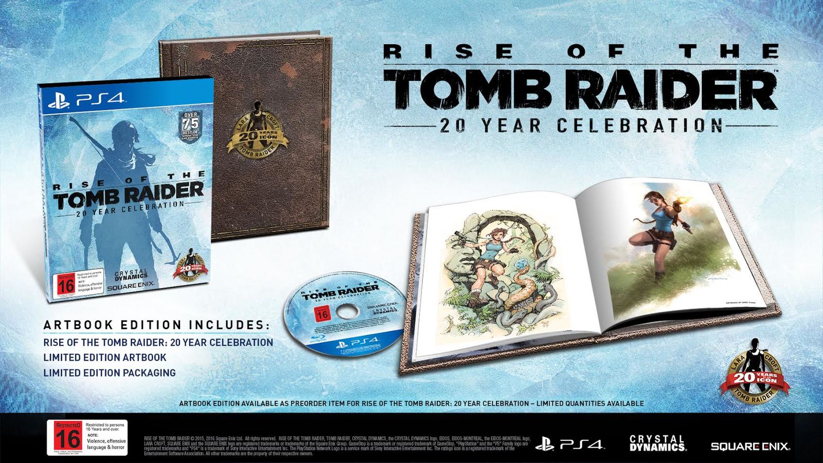 Rise of the Tomb Raider: 20 Year Celebration Limited Edition | PS4 ...
