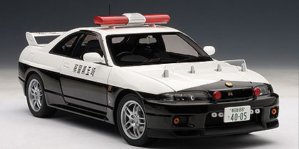 AUTOart 1:18 Nissan Skyline GT-R R33 Police Car Diecast Model | at ...