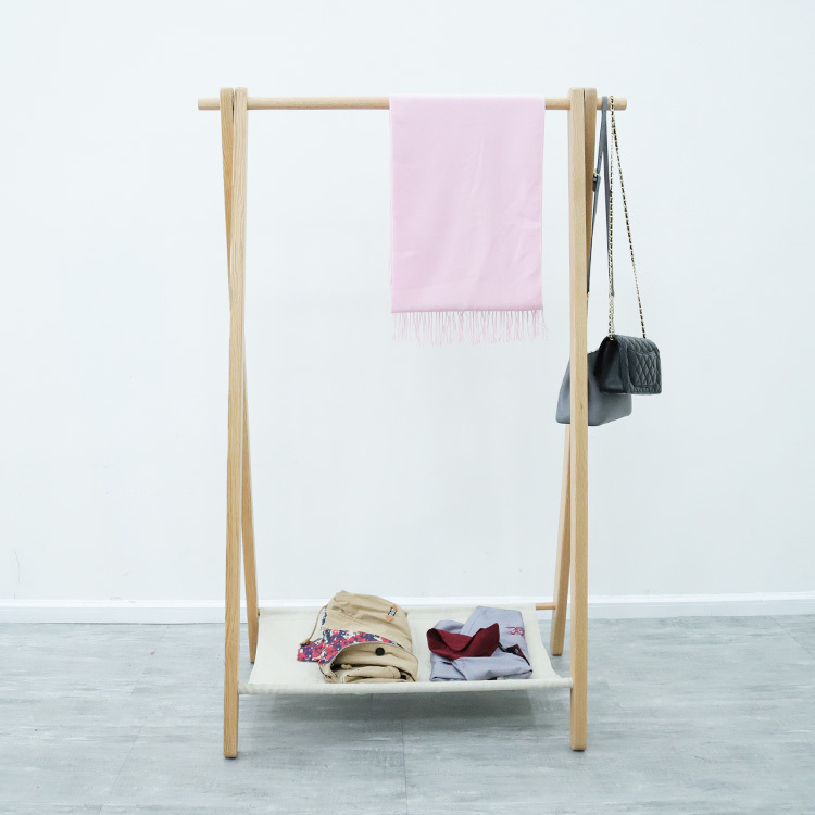 Buy Burntwood Natural Wooden Clothes Rack at Mighty Ape NZ