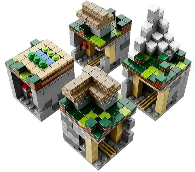 Buy LEGO Minecraft - Micro World: The Village (21105) at Mighty Ape NZ
