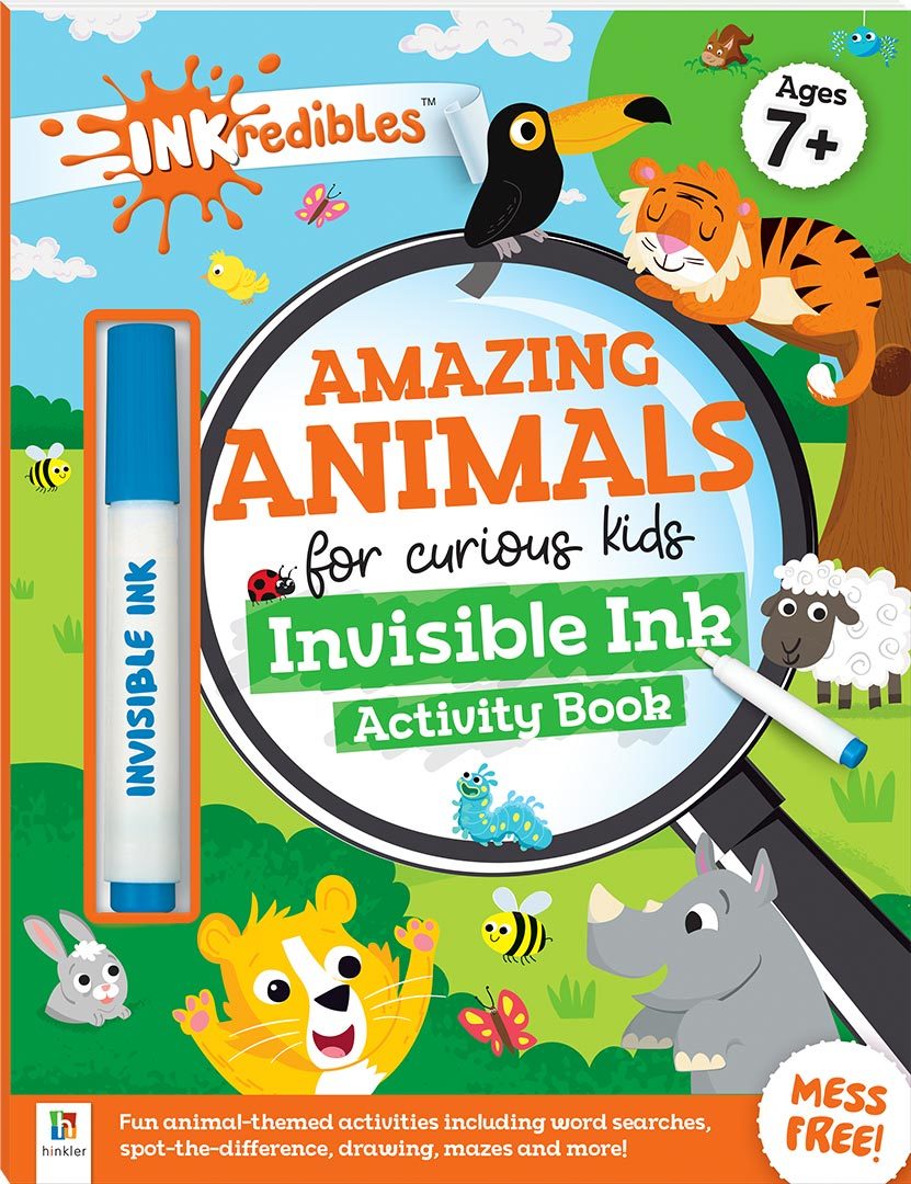 Buy Amazing Animals - Invisible Ink Activity Book at Mighty Ape NZ