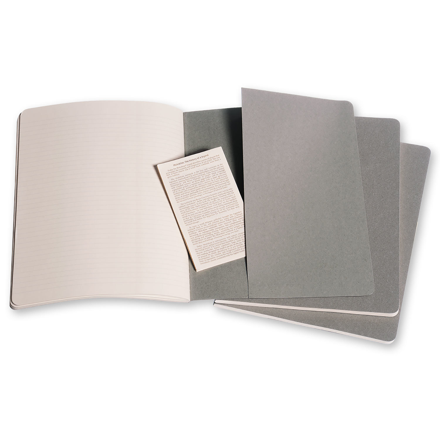 Buy Moleskine Cahier Extra Large Soft Cover Ruled Journal - Pebble Grey ...