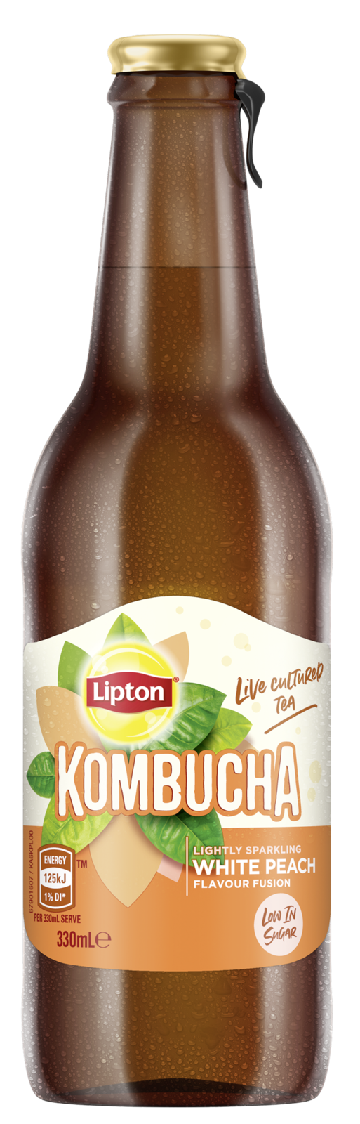 Lipton: Kombucha - White Peach 330ml (12 Pack) | at Mighty Ape NZ