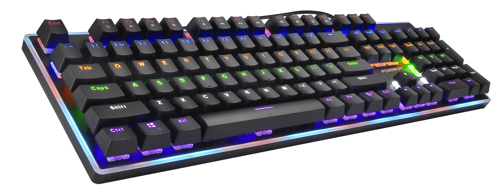 PowerPlay E-Blue Cyan Mechanical Keyboard | PC | Buy Now | at Mighty ...