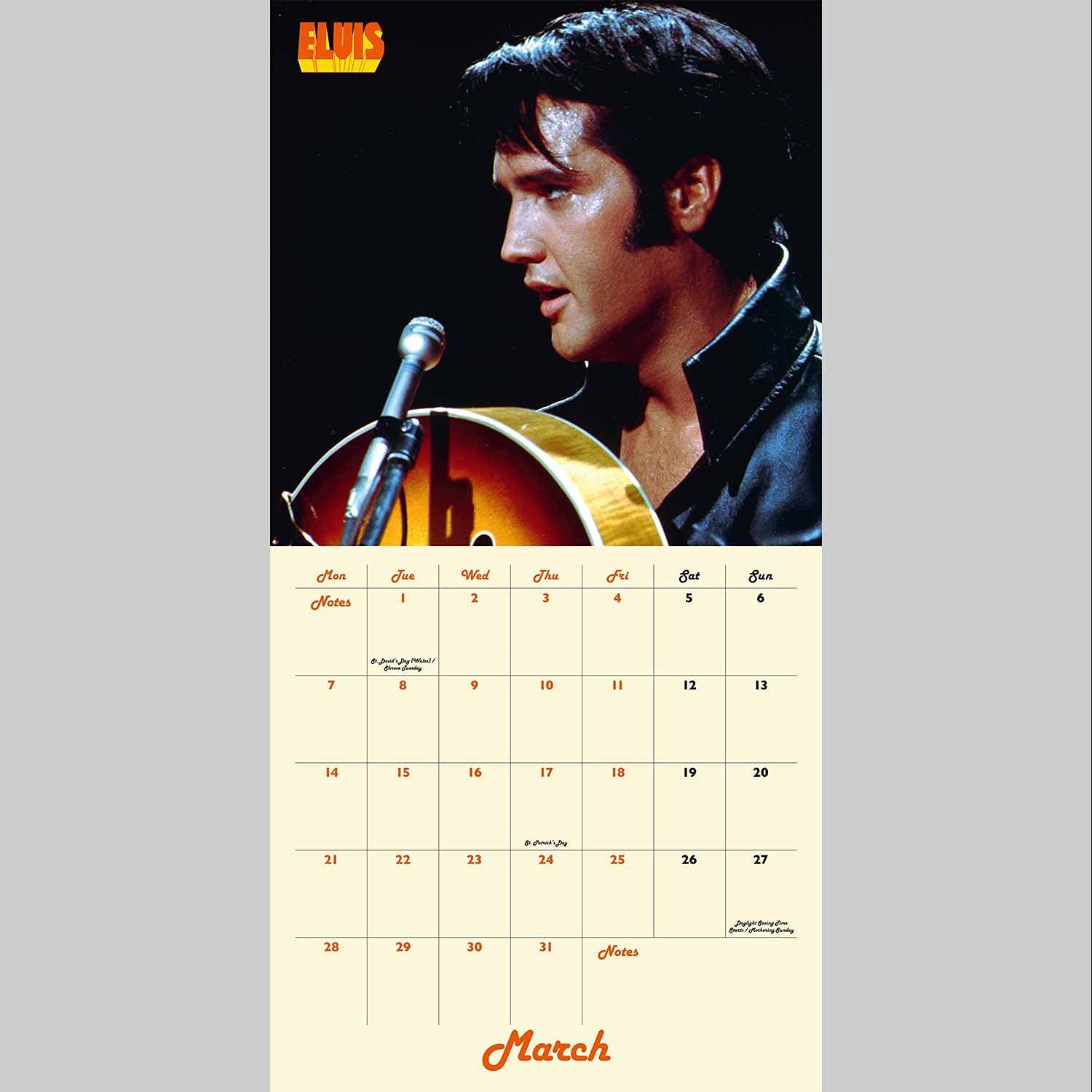 Buy Elvis Collector's Edition - 2022 Square Wall Calendar at Mighty Ape NZ