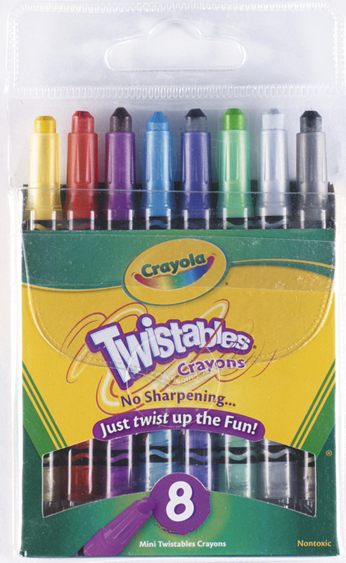 Buy Crayola: 8 Mini Twistables Crayons at Mighty Ape NZ