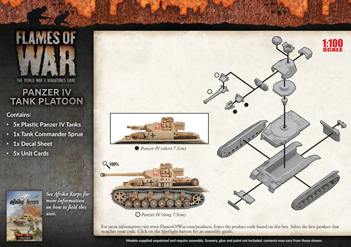Flames of War - Panzer IV Tank Platoon | at Mighty Ape NZ
