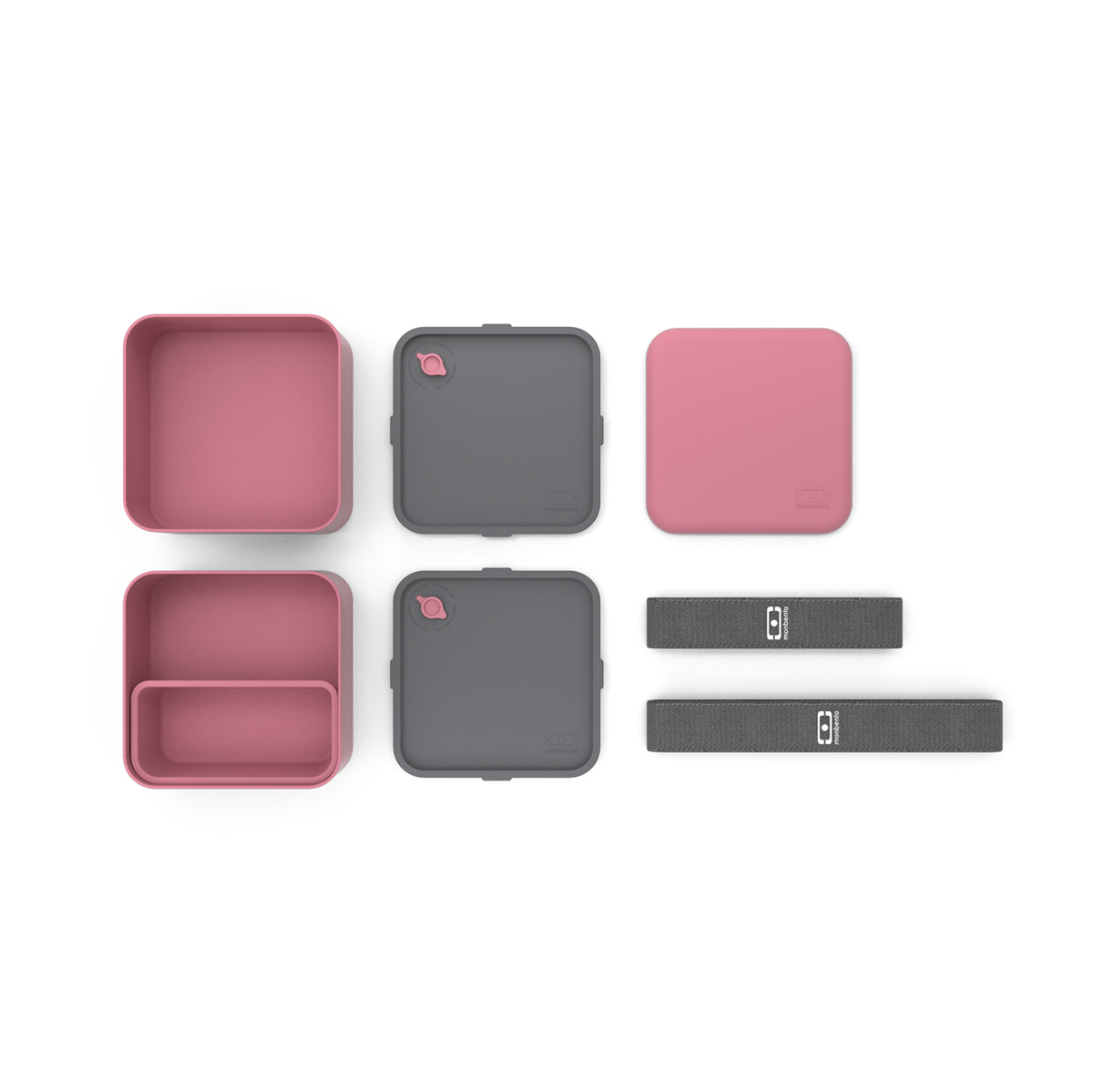 Monbento: Square Lunch Box (Blush) | at Mighty Ape NZ