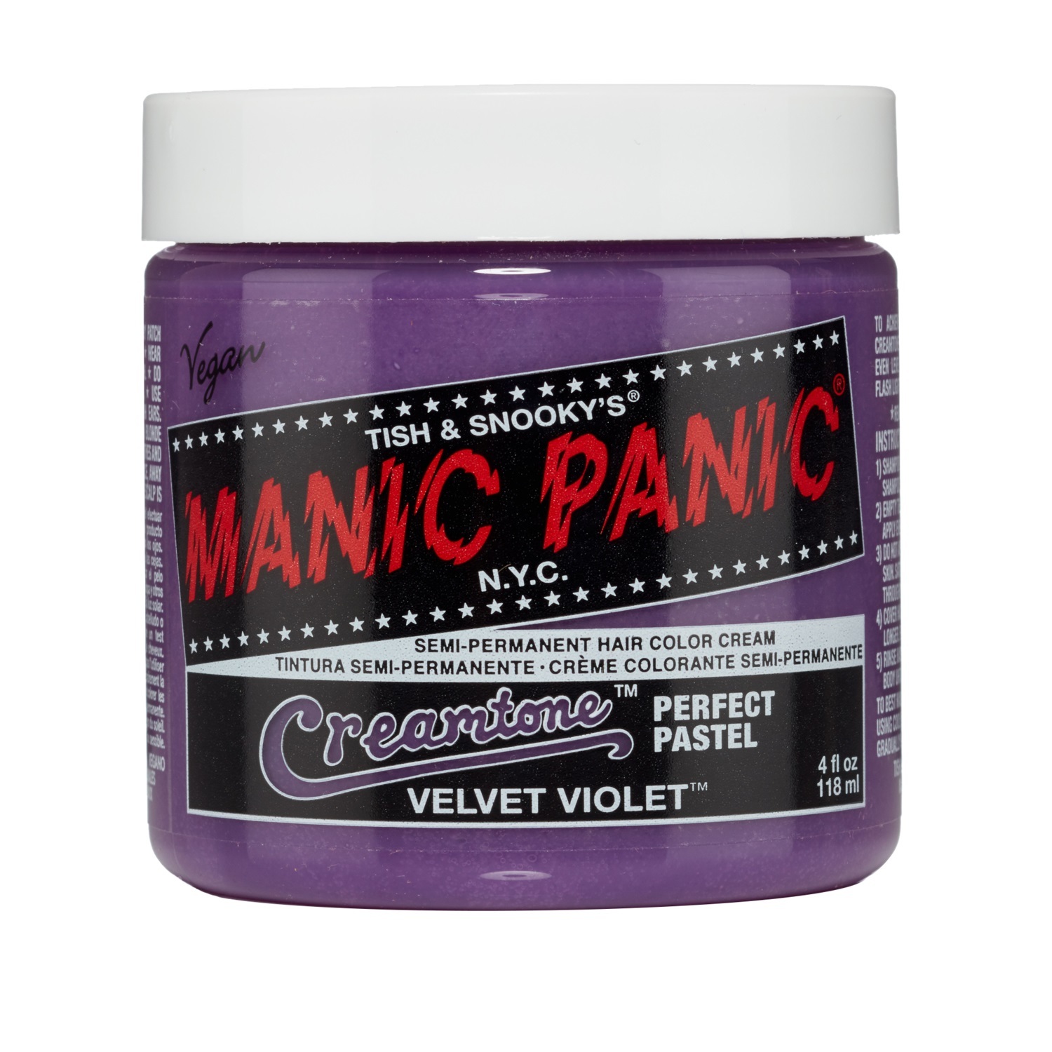 Buy Manic Panic Semi-Permanent Hair Colour 'Creamtone - Velvet Violet ...