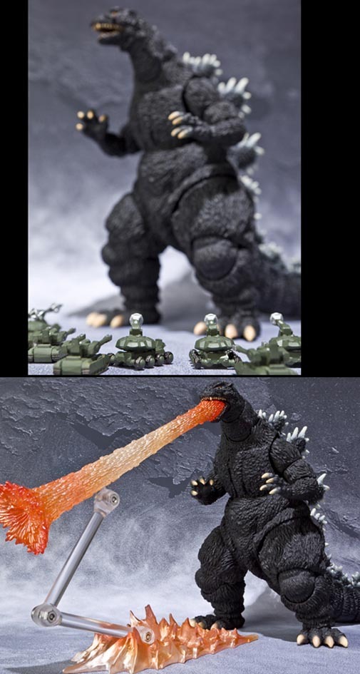 S.H.MonsterArts Godzilla Action Figure + Special Effects Parts Set ...