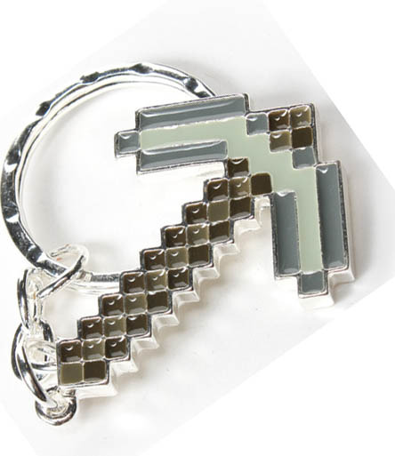 Minecraft Pickaxe Keychain | at Mighty Ape NZ