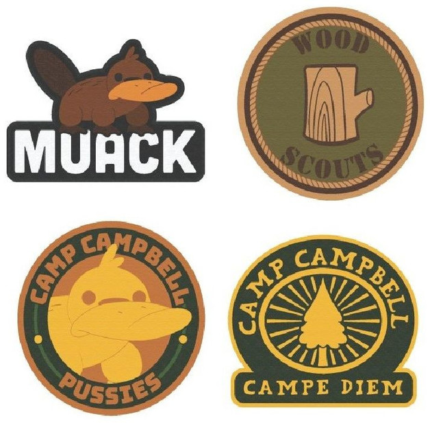 Camp Camp - Patch Set | at Mighty Ape NZ
