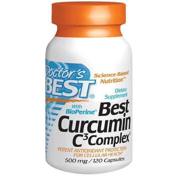Buy Doctor's Best Curcumin C3 Complex 500mg (120 Caps) at Mighty Ape NZ