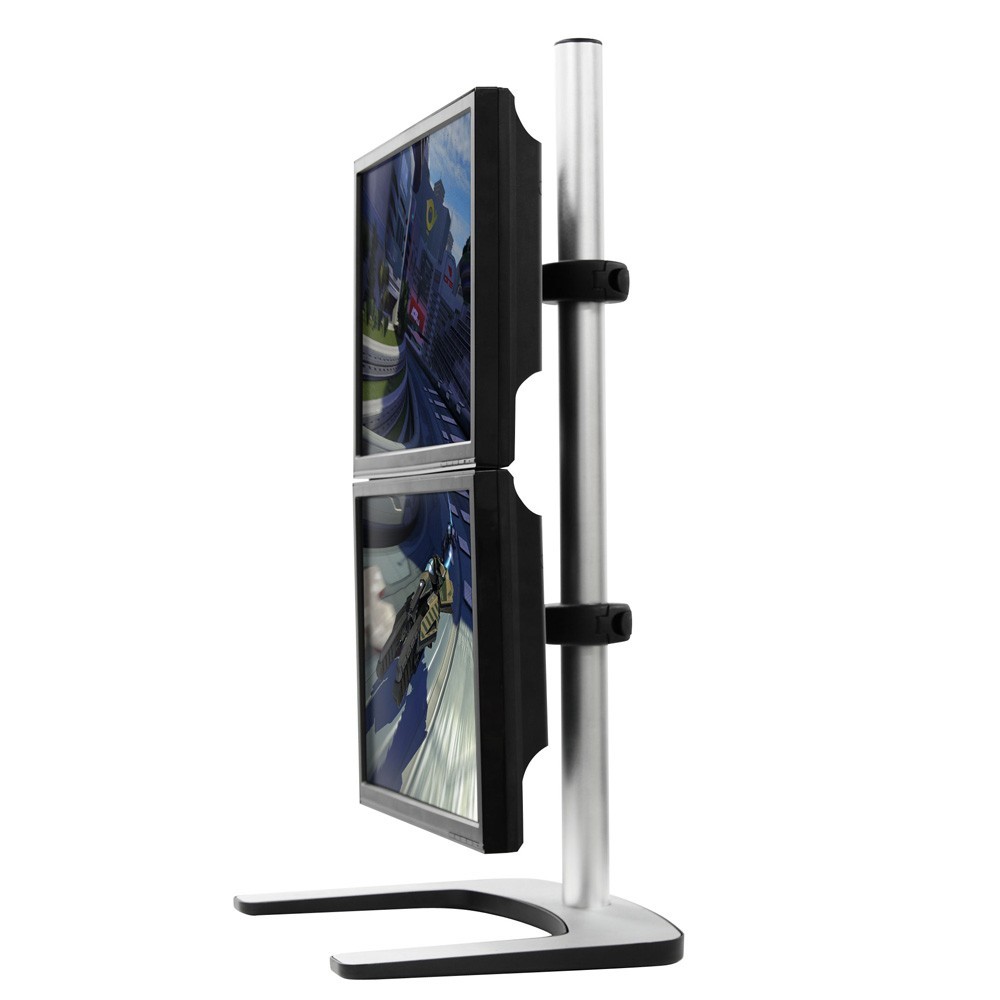Atdec Visidec Dual Monitor Vertical Stand Images at Mighty Ape NZ