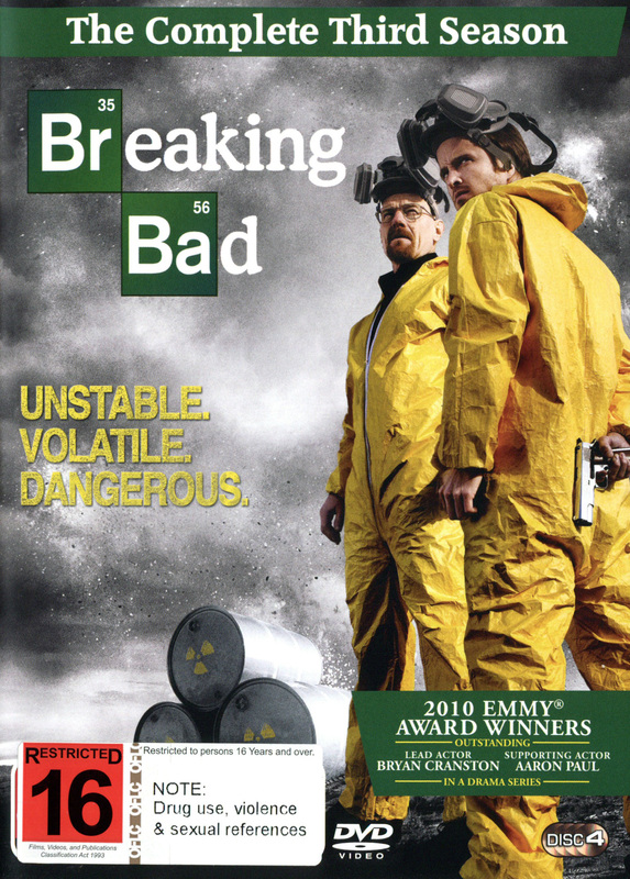 Breaking Bad Season 3 | DVD | Buy Now | at Mighty Ape NZ