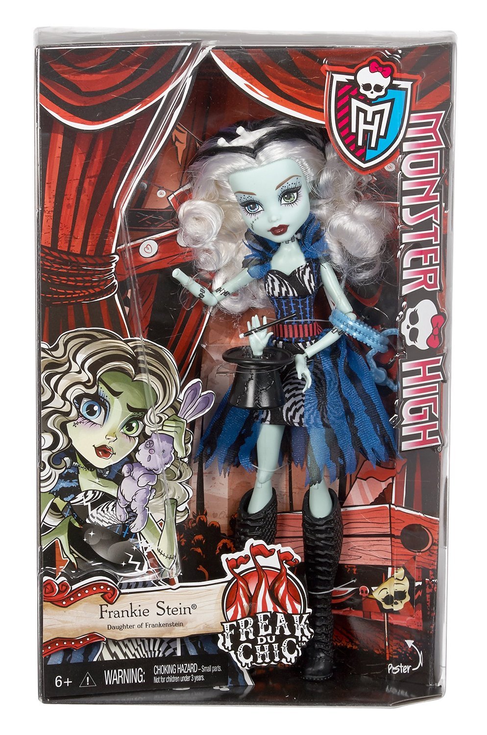 Buy Monster High: Freak du Chic - Chic Frankie Stein Doll at Mighty Ape NZ
