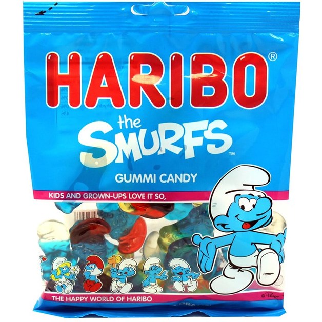 Haribo The Smurfs Gummi Candy 142g | at Mighty Ape NZ