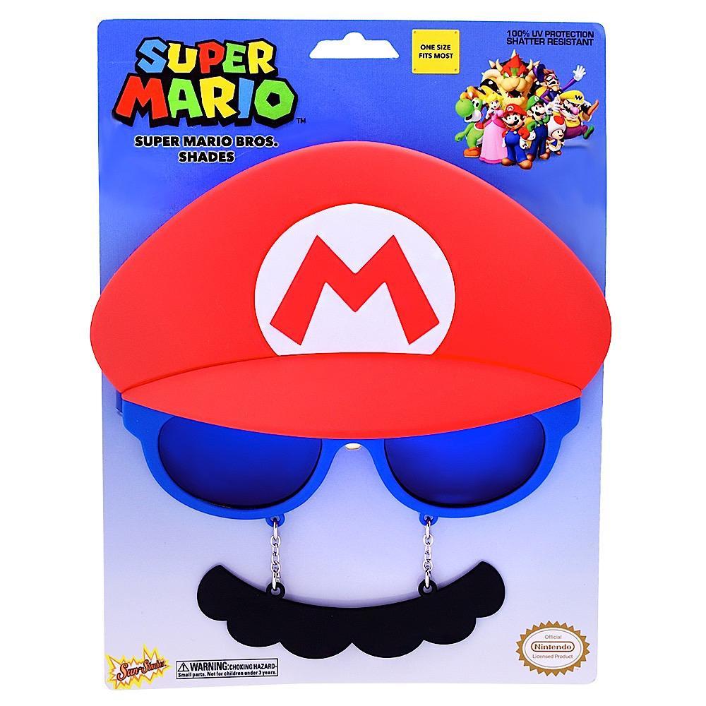 Buy Mario Mustache - Costume Sunglasses at Mighty Ape NZ