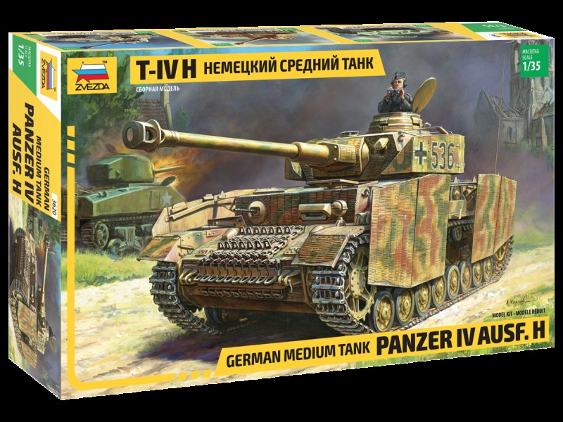 Zvezda 1/35 Panzer Iv Ausf.H Scale Model Kit | at Mighty Ape NZ